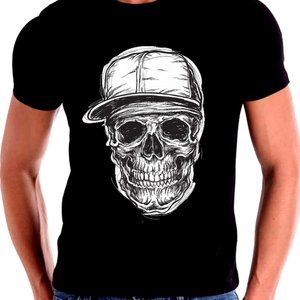 Shirts | Hip Hop Skull Skeleton Face Rapper T Shirt | Poshmark